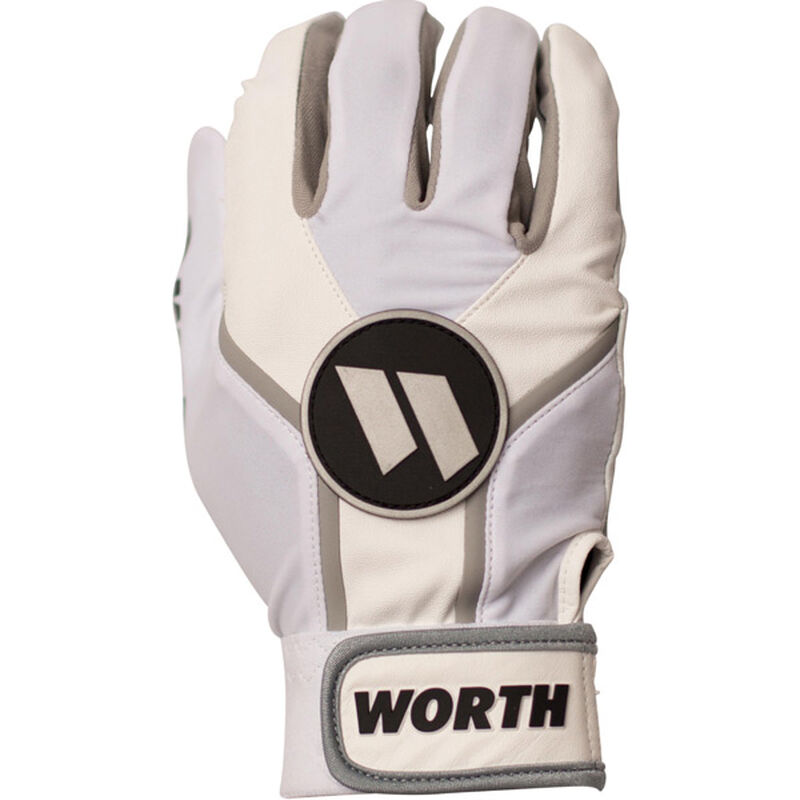 Worth Adult White Batting Glove | Worth